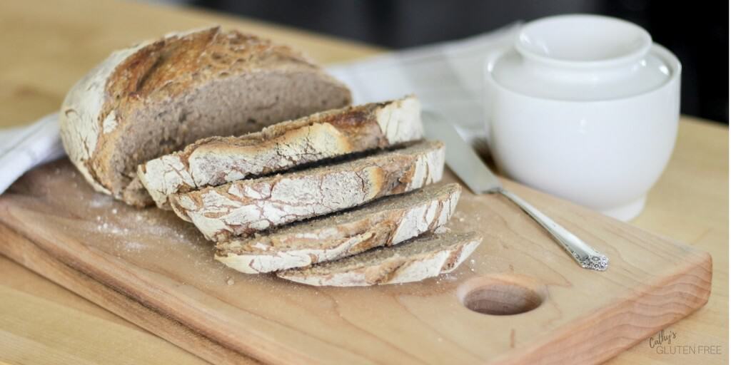Simple crusty artisanal gluten free bread | easy recipe