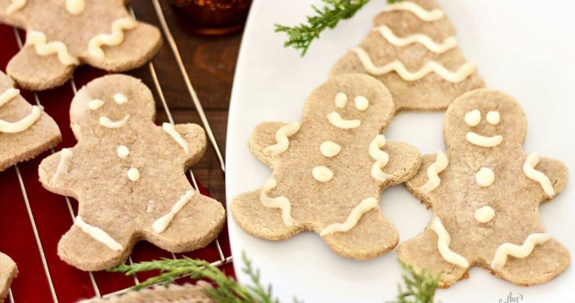 Gluten Free Gingerbread Cookies (also free from dairy, grains, soy)