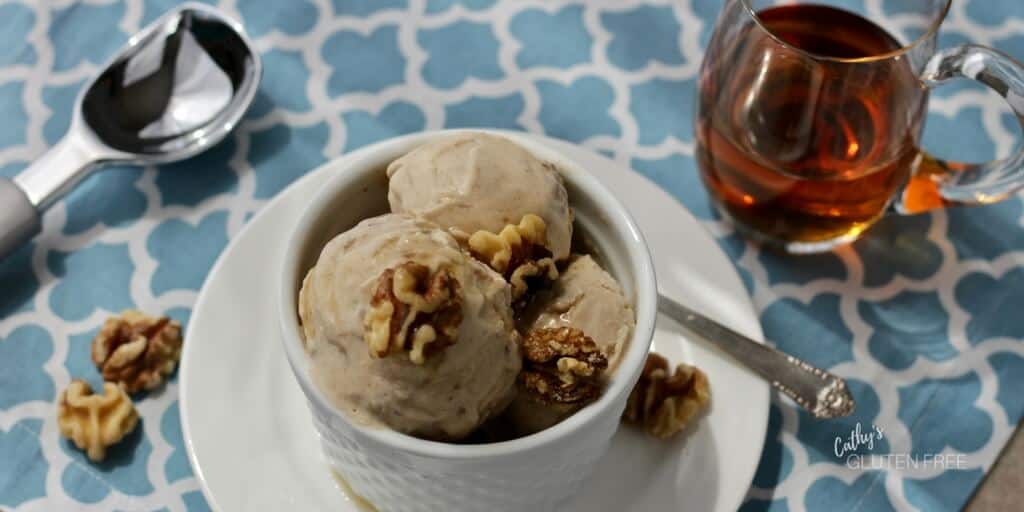 Dairy Free Ice Cream |Maple Walnut| Coconut Milk
