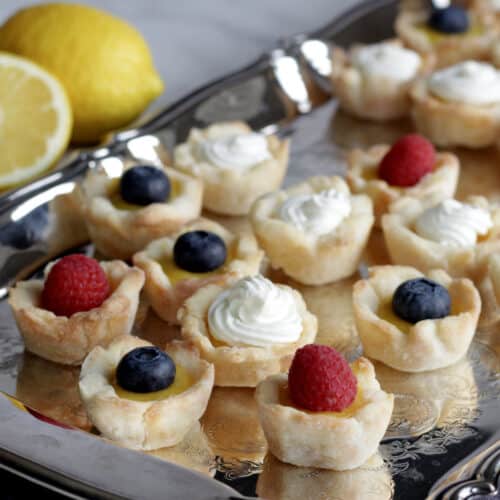 Mini Lemon Tarts - Gluten Free Lemon Tartlets - Cathy's Gluten Free