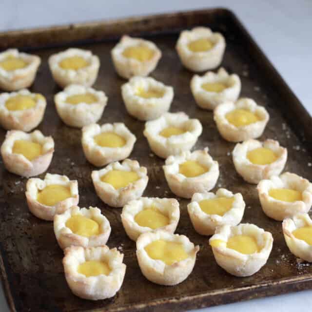 Mini Lemon Tarts - Gluten Free Lemon Tartlets - Cathy's Gluten Free