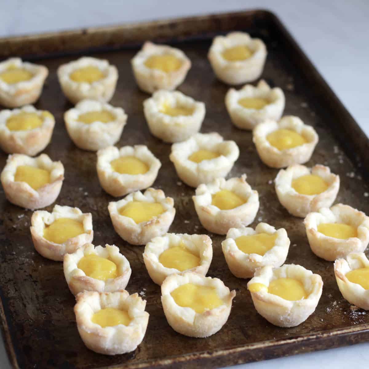 Mini Lemon Tarts - Gluten Free Lemon Tartlets - Cathy's Gluten Free
