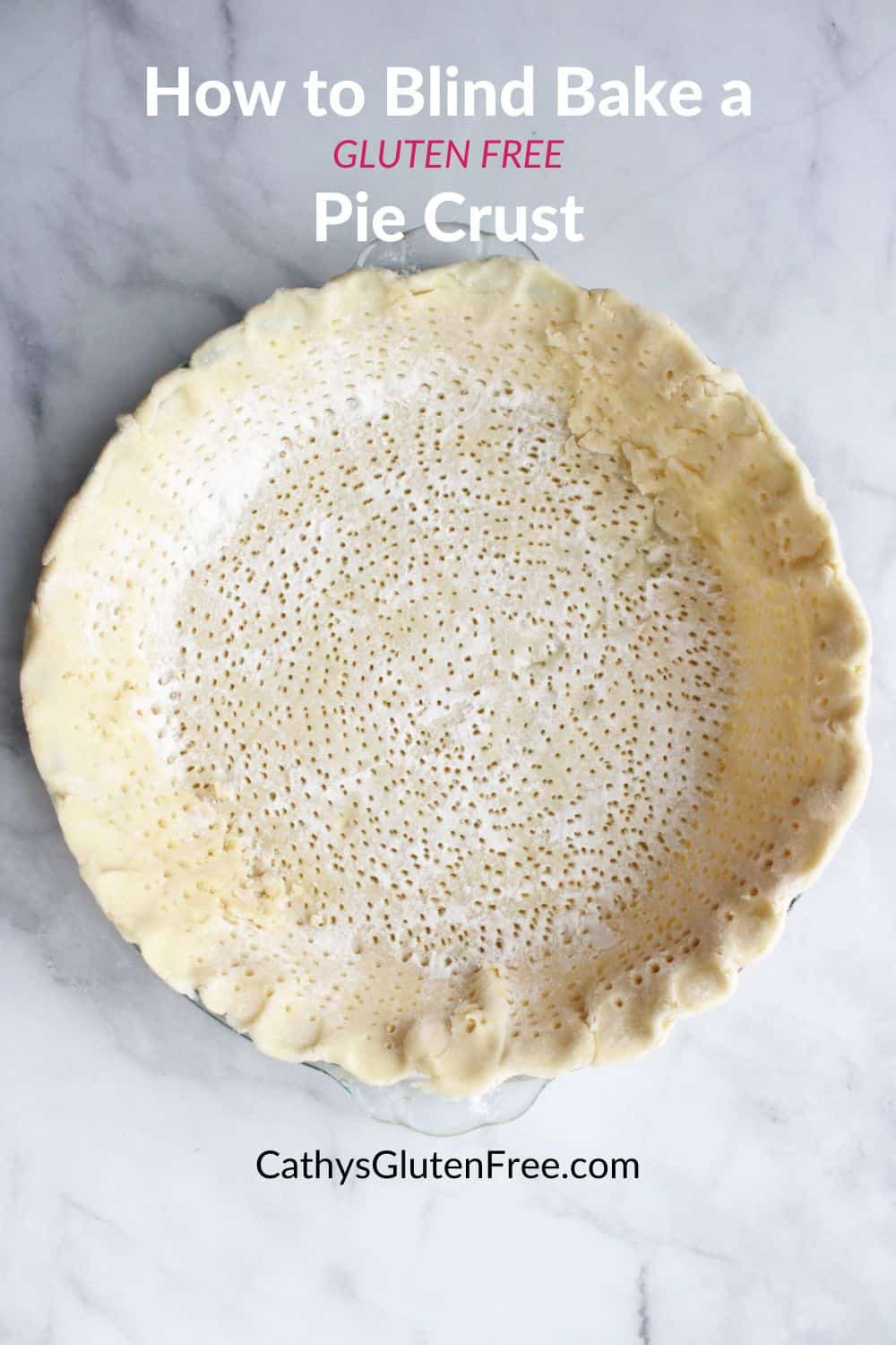 How to Bake a Blind Pie Crust, Gluten-Free - Cathy's Gluten Free