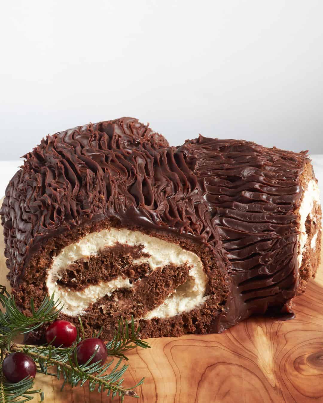 Gluten-Free Christmas Log - Cathy's Gluten Free